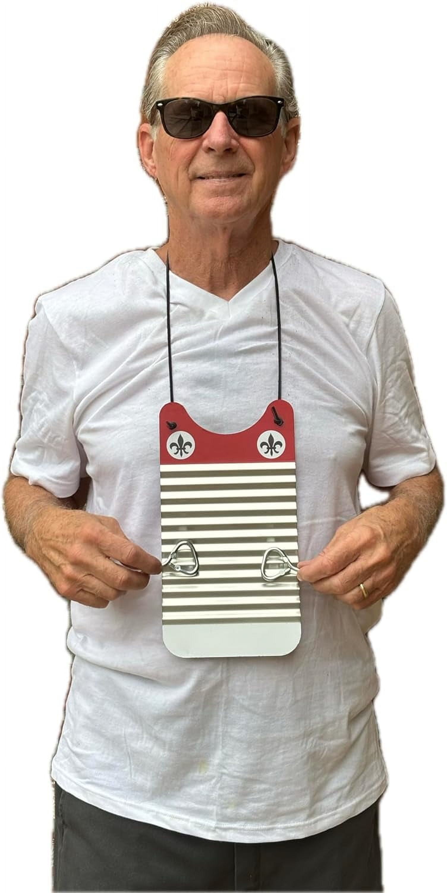 Washboard Zydeco Frottoir ScrubBoard Percussion MINIATURE 6 INCHES WIDE ...