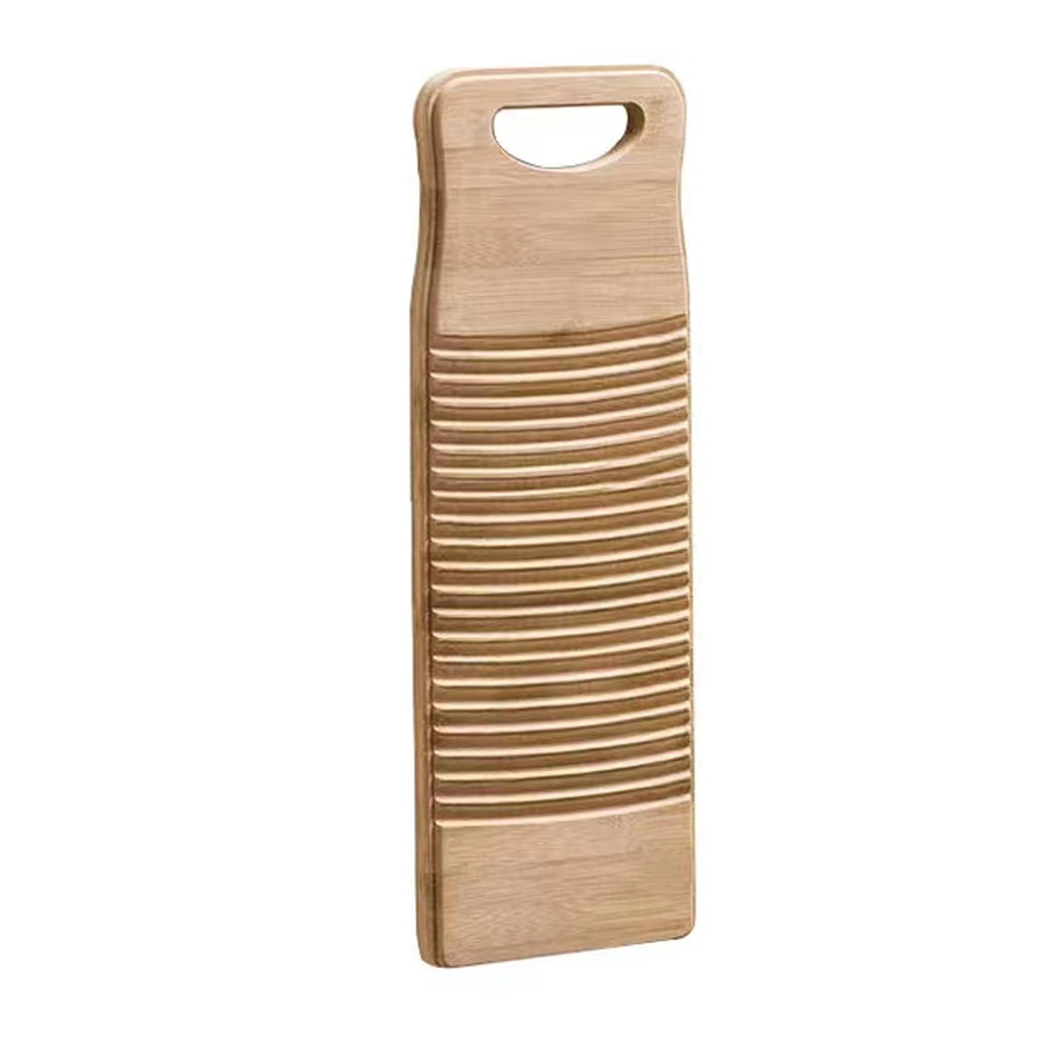 Washboard for Hand Washing Clothes, 19.7" Bamboo Anti-slip Laundry ...