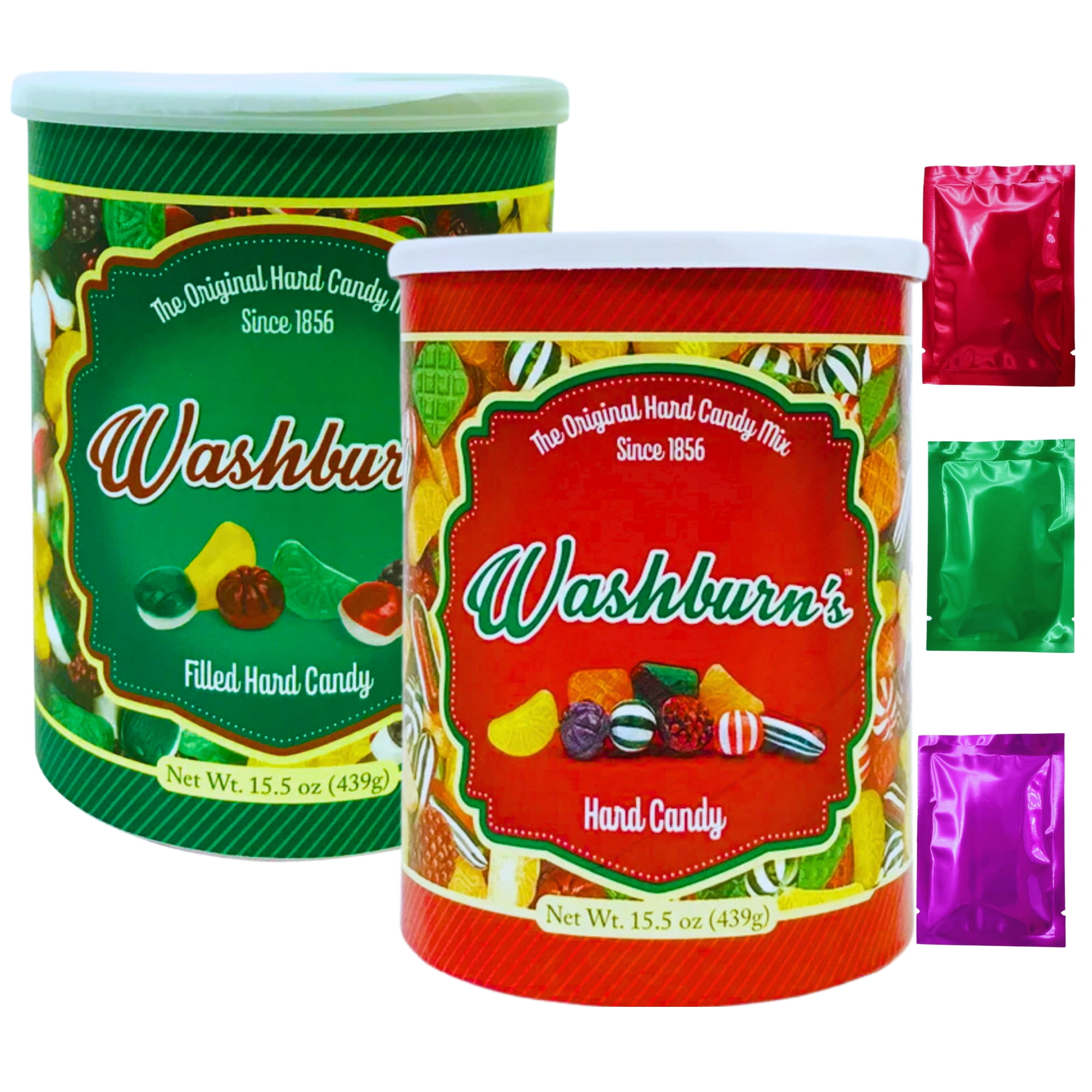 Washburn Christmas Candies Bundle, (1) Old Fashioned Hard Candy (1 ...