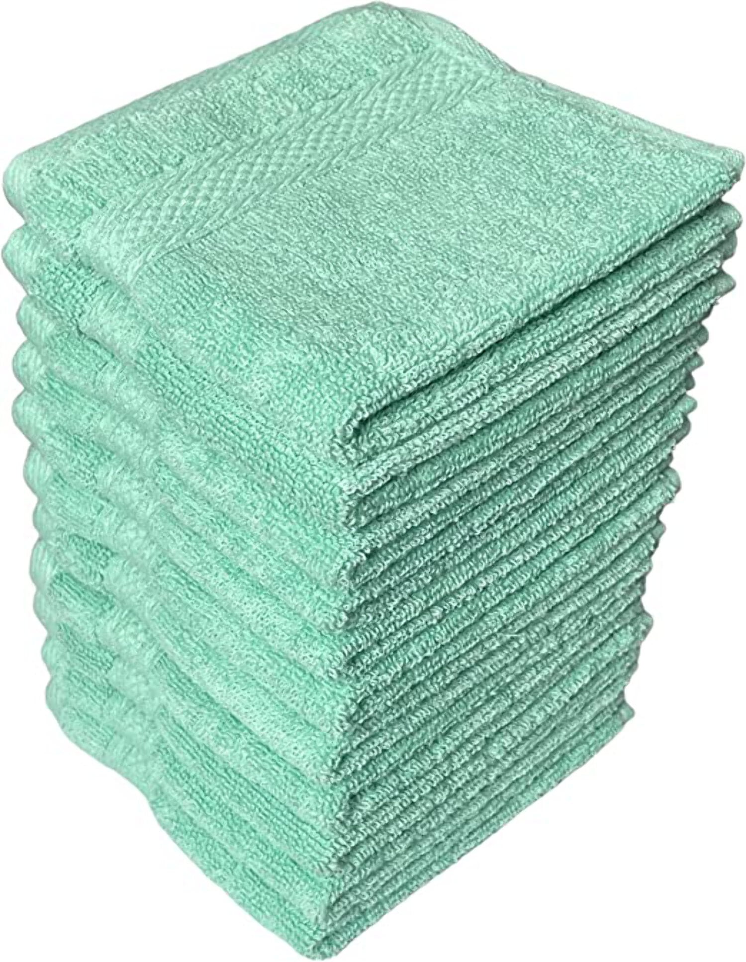 Washcloths, 12 Pack, 100% Ring Spun Cotton Wash Cloths for Body and ...