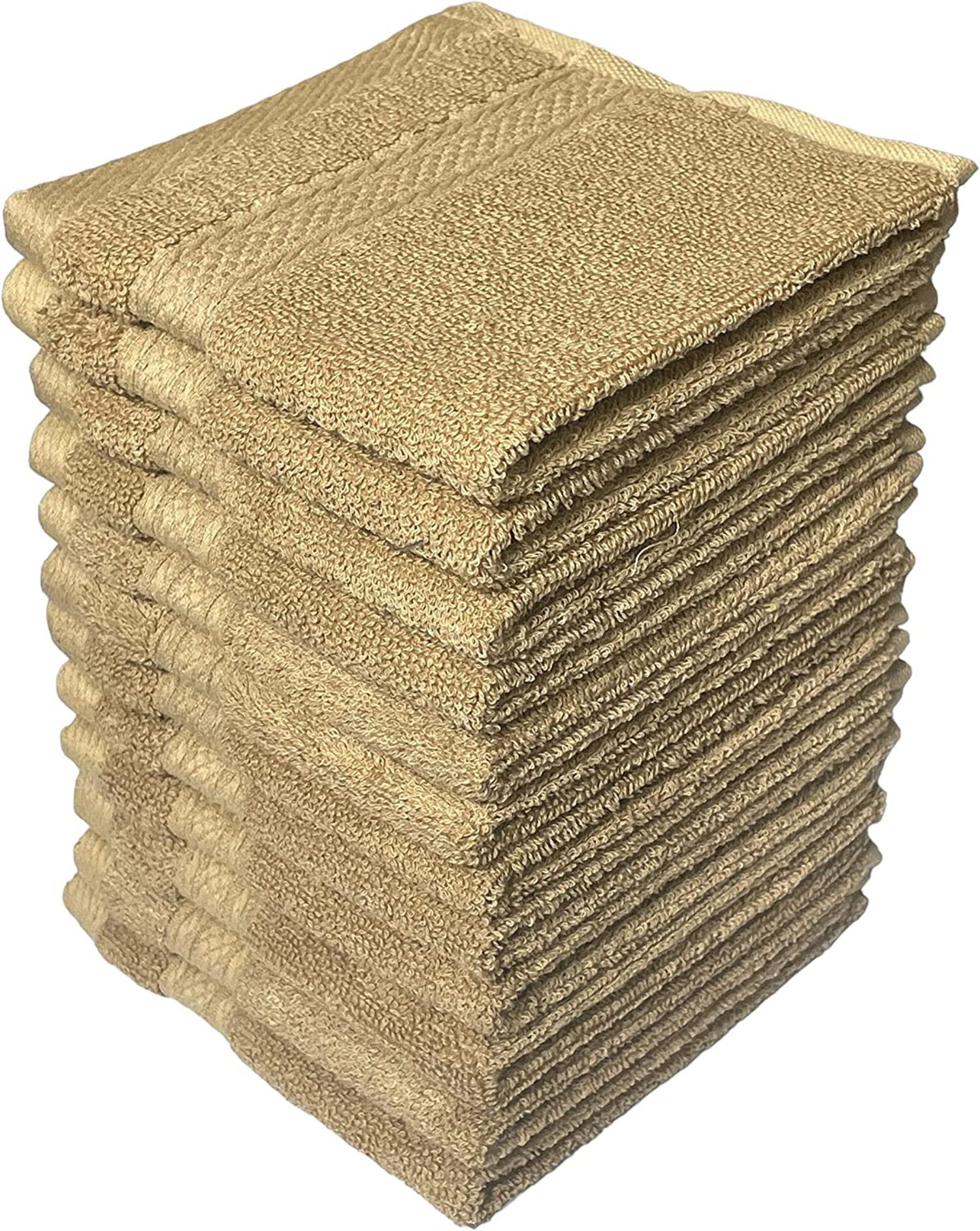 Washcloths, 12 Pack, 100% Ring Spun Cotton Wash Cloths for Body and ...