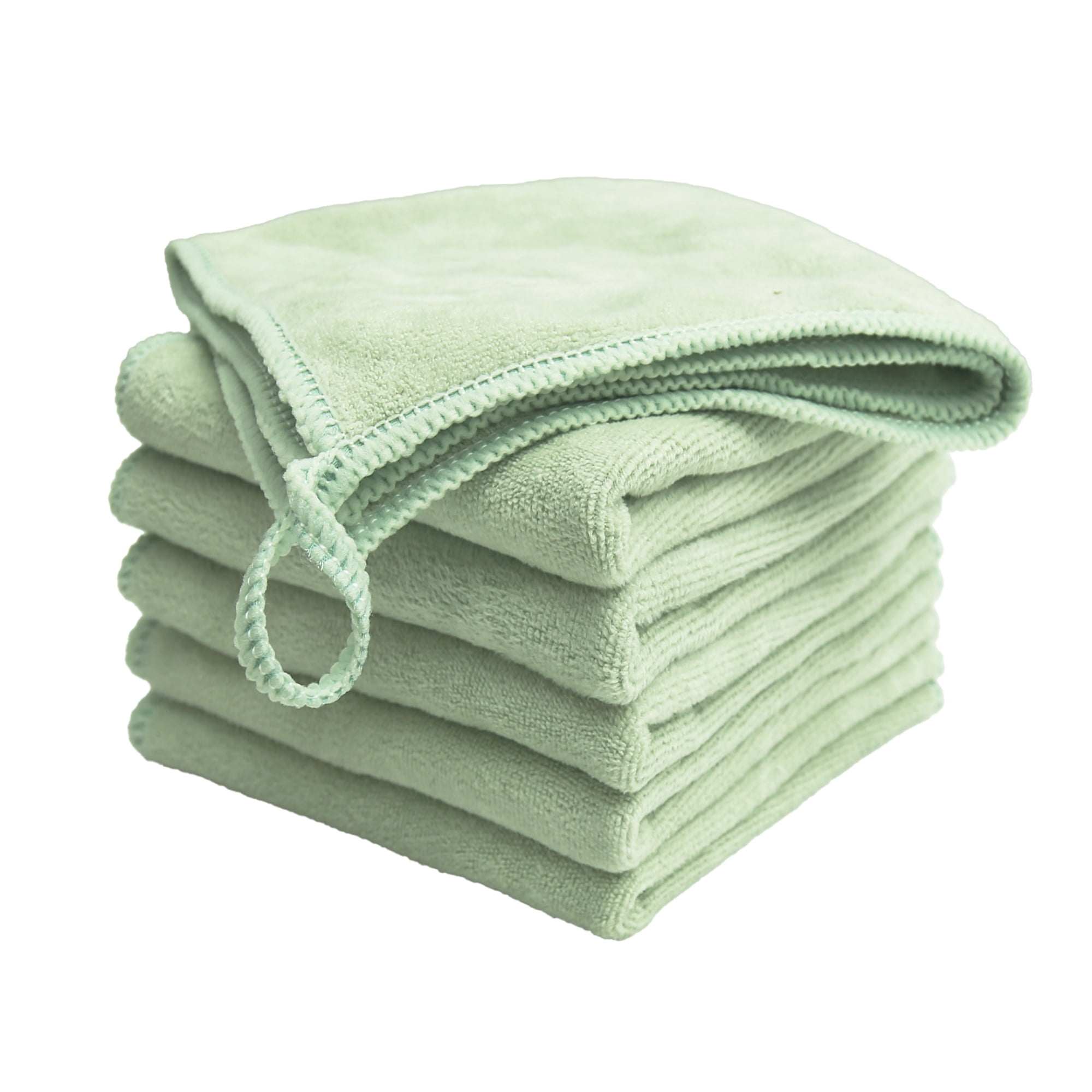 Washcloths 6 Pack, Super Soft Microfiber Face Towel, Reusable Washable ...