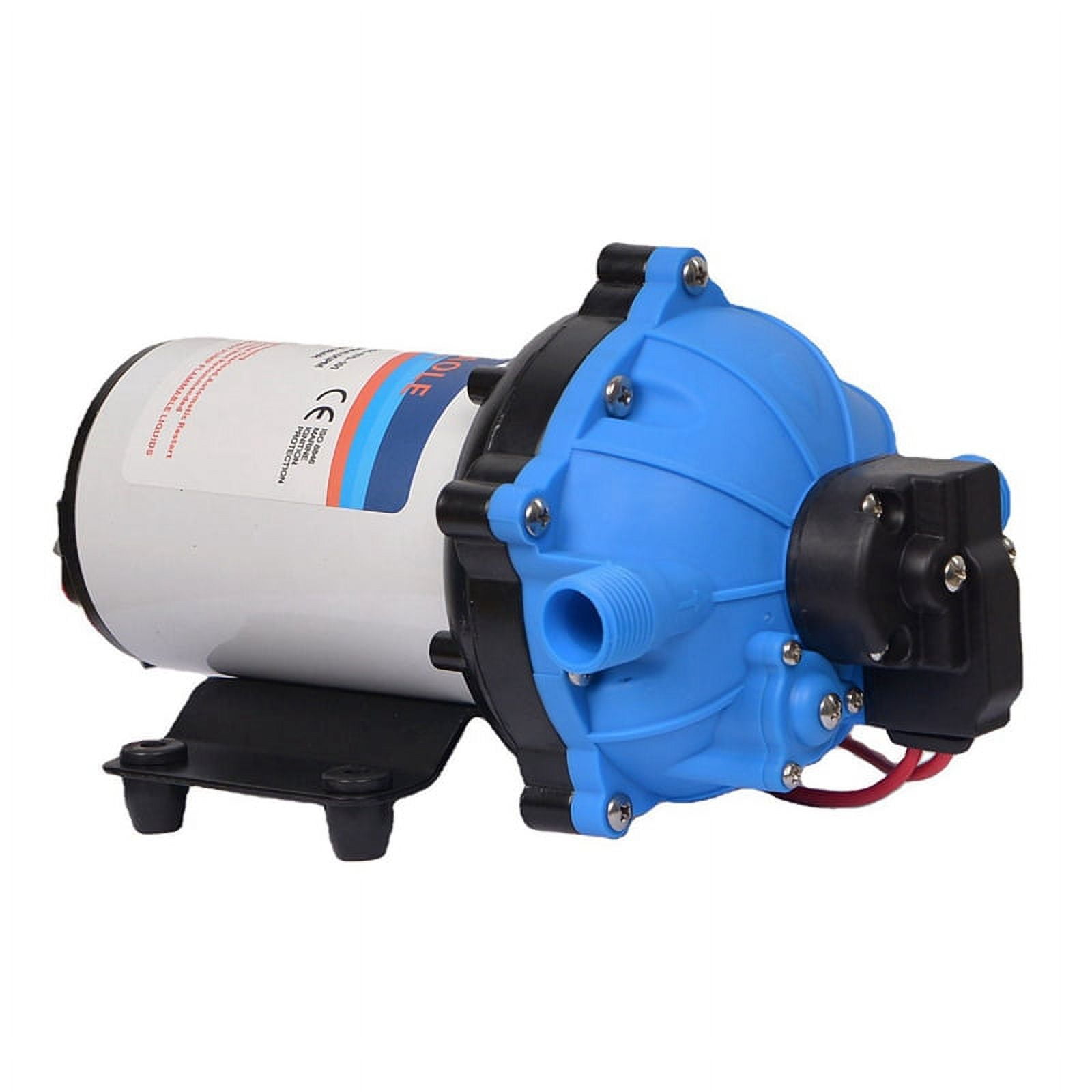 Washdown Pump 12V RV Water Pump 5.5 GPM 70 PSI Max. Lift Self Priming ...