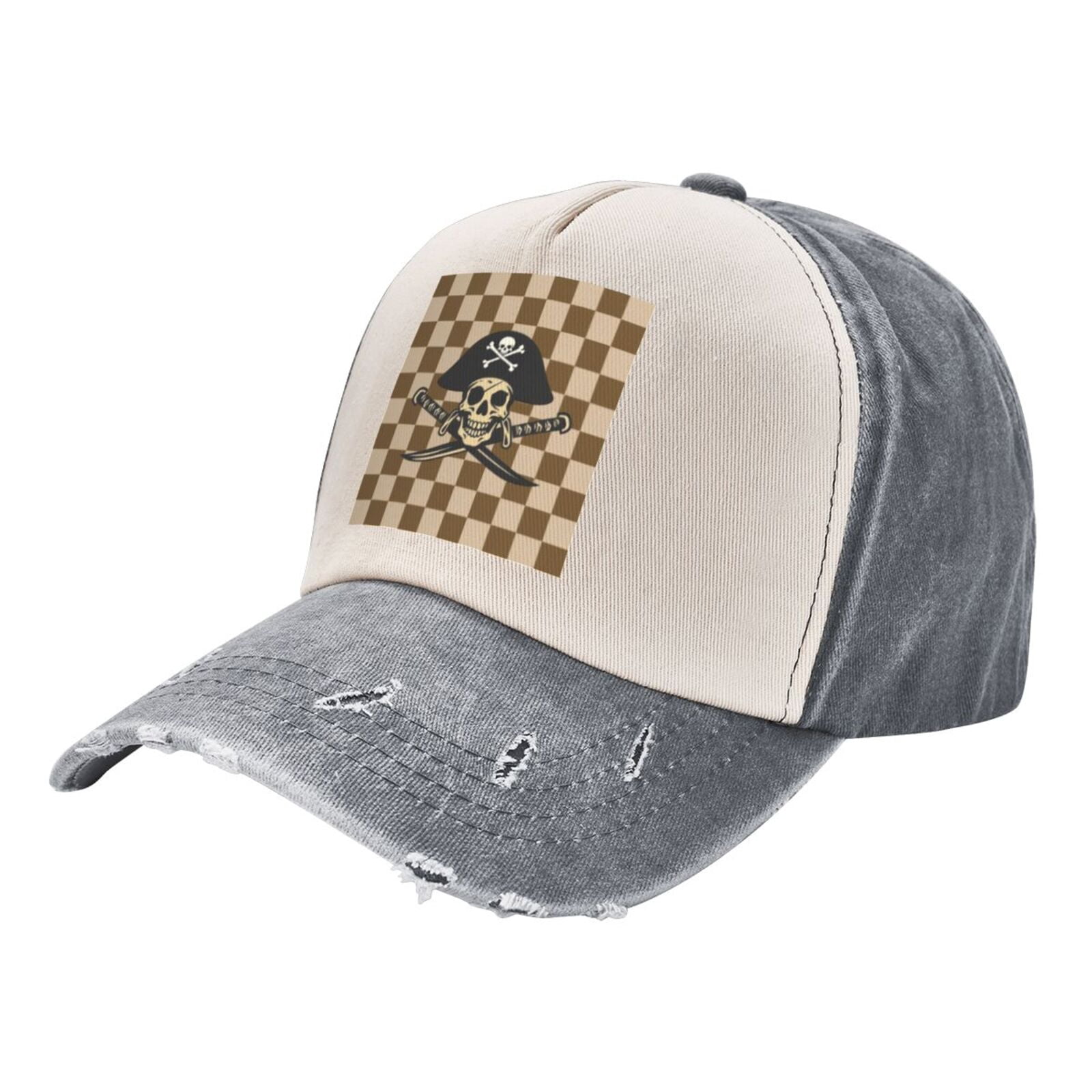 Washed Baseball Capspirate Sword Cross Double Sword - Walmart.com