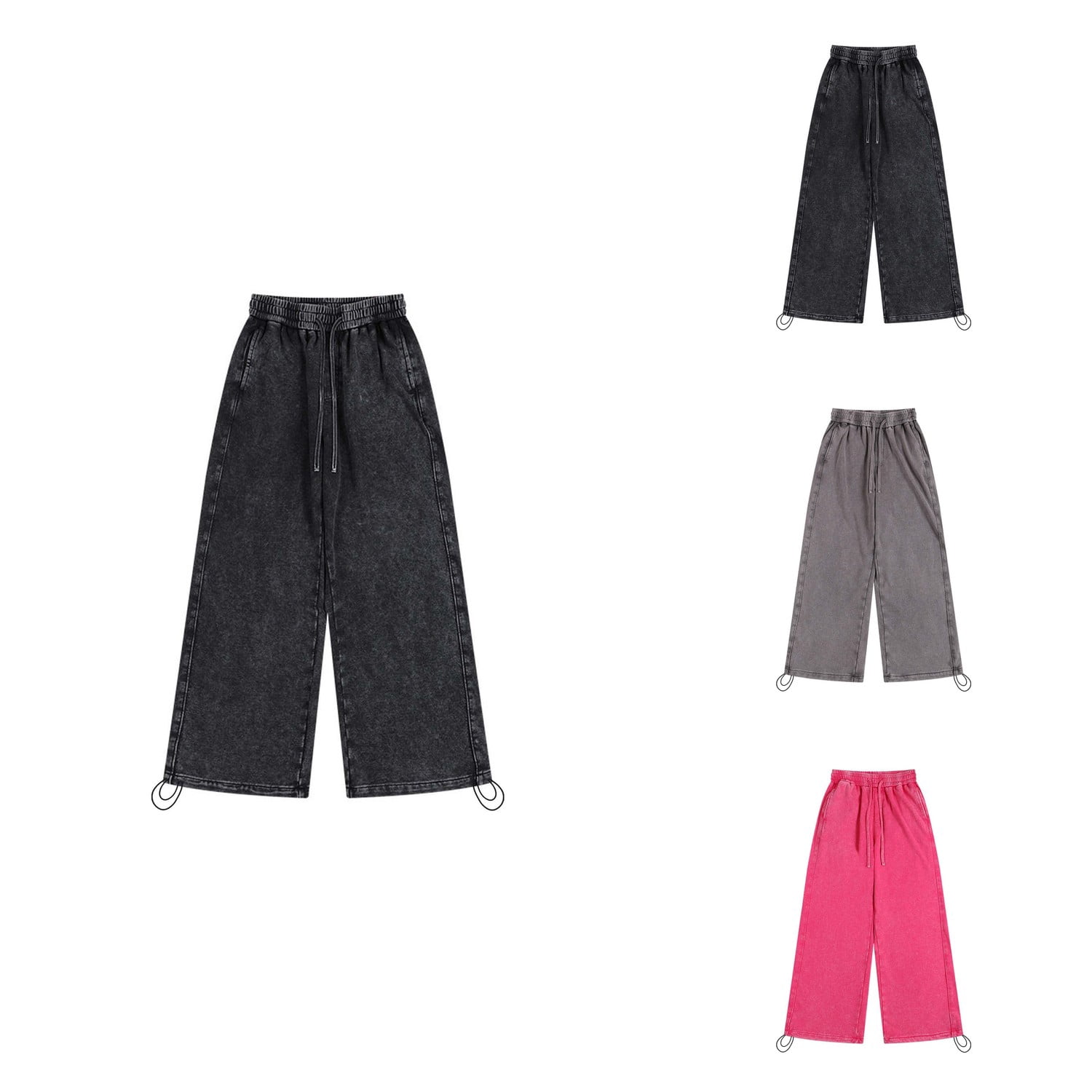 Washed Distressed Oversized Jeans, Baggy Men's Y2K Wide Leg Vintage ...