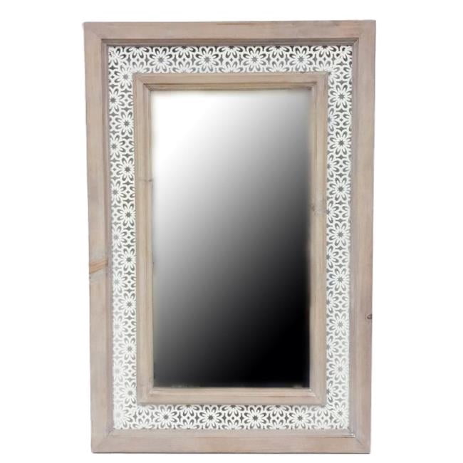MDR Trading Inc. Washed Gray And Washed White Floral Pattern Wall ...