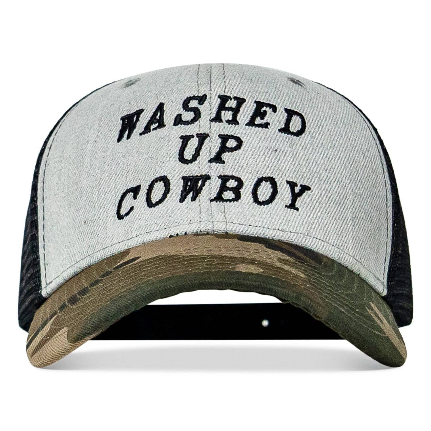 Washed Up Cowboy Snapback Bdu Camo / Gray / Black - Walmart.com