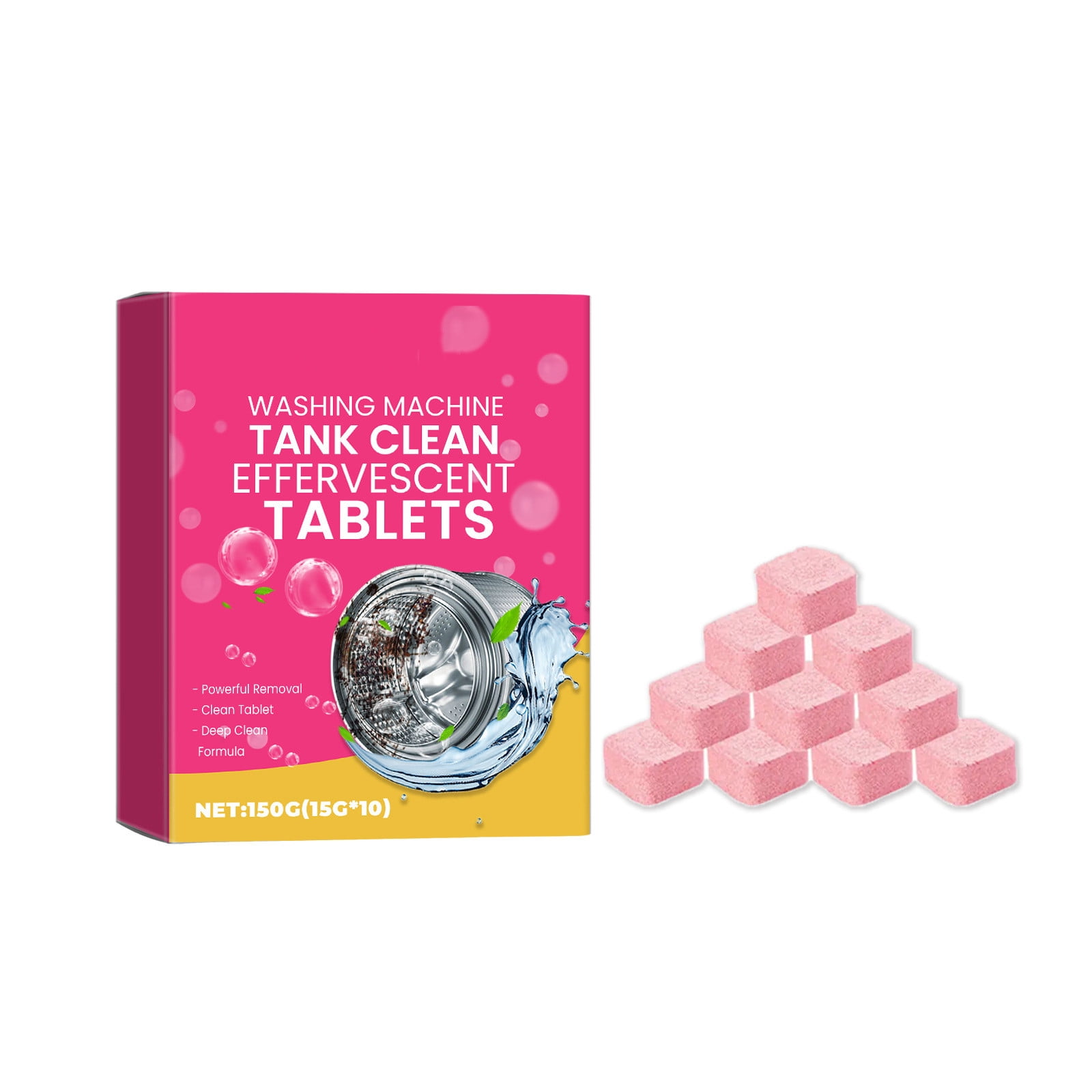 Washer Cleaner Tablets Effervescent Tablets Washer Machine Cleaner ...