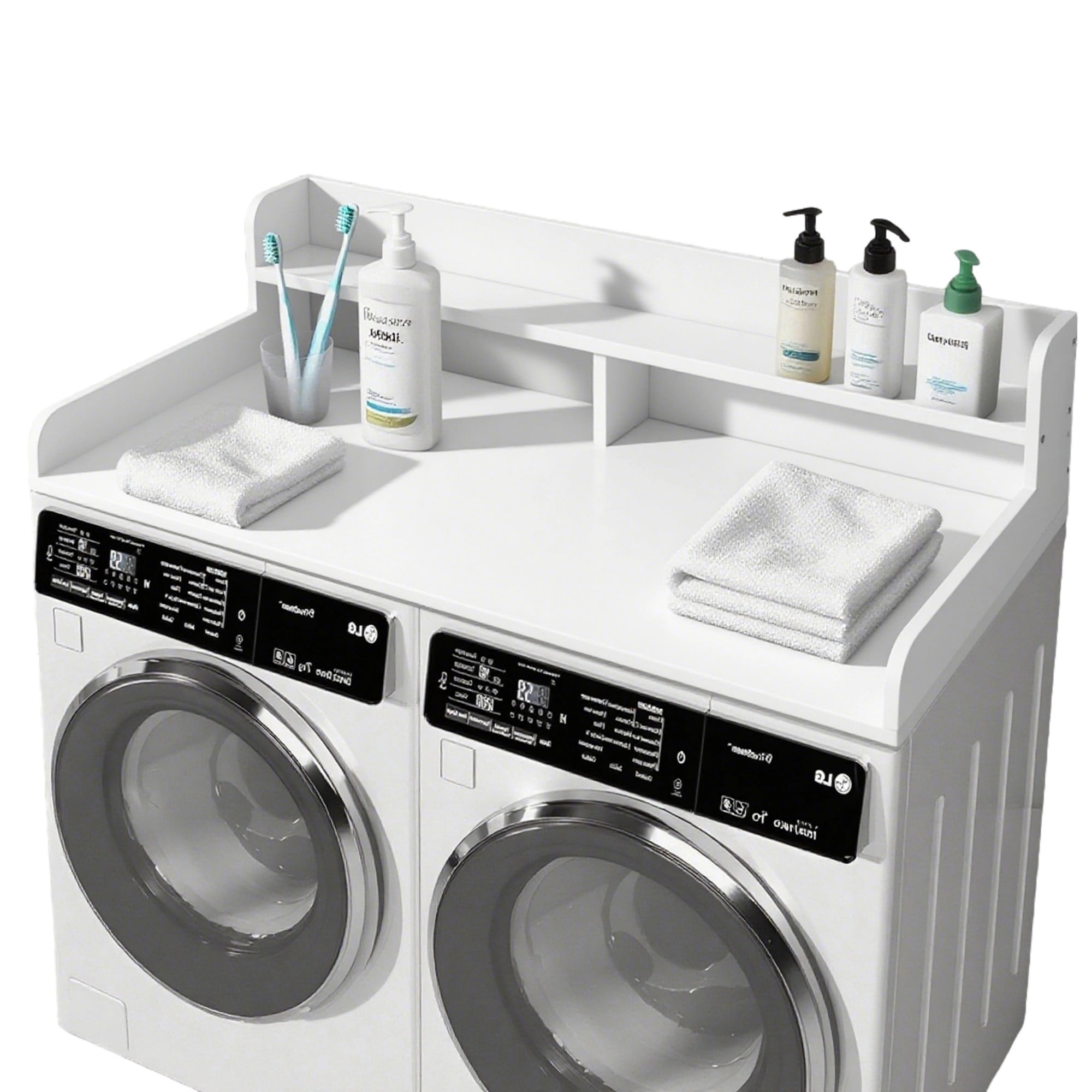 Washer Dryer Countertop,2-Tier Laundry Countertop Cover,Large Space ...