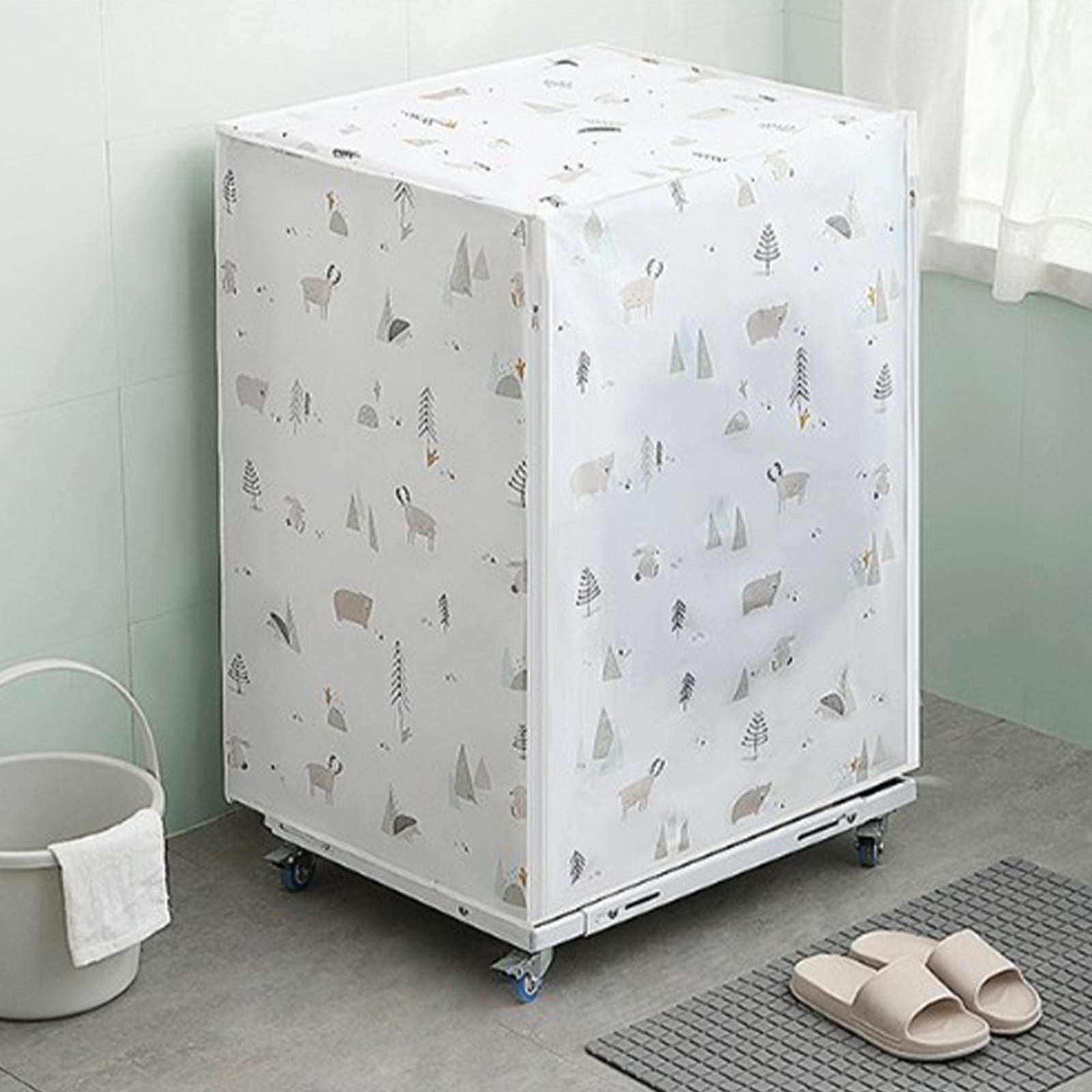 Washer/Dryer Cover for Front Load, Washing Machine Cover Waterproof ...