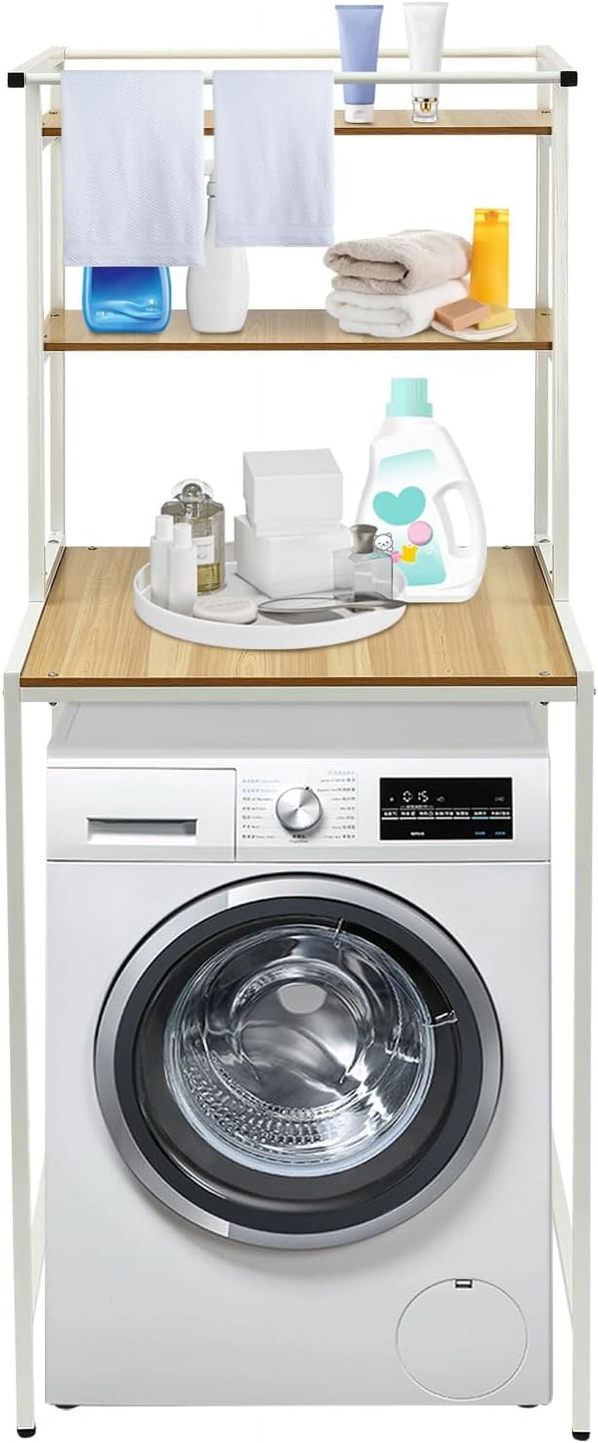 Over Washer and Dryer Shelves,Dryer Storage Shelf,3 Tiers Laundry Room ...
