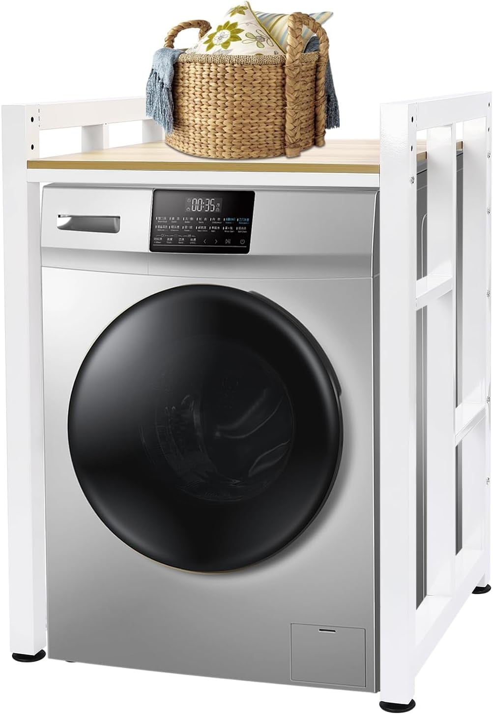 Washer Dryer Stacking Rack Stand Heavy Duty Over Washer and Dryer ...