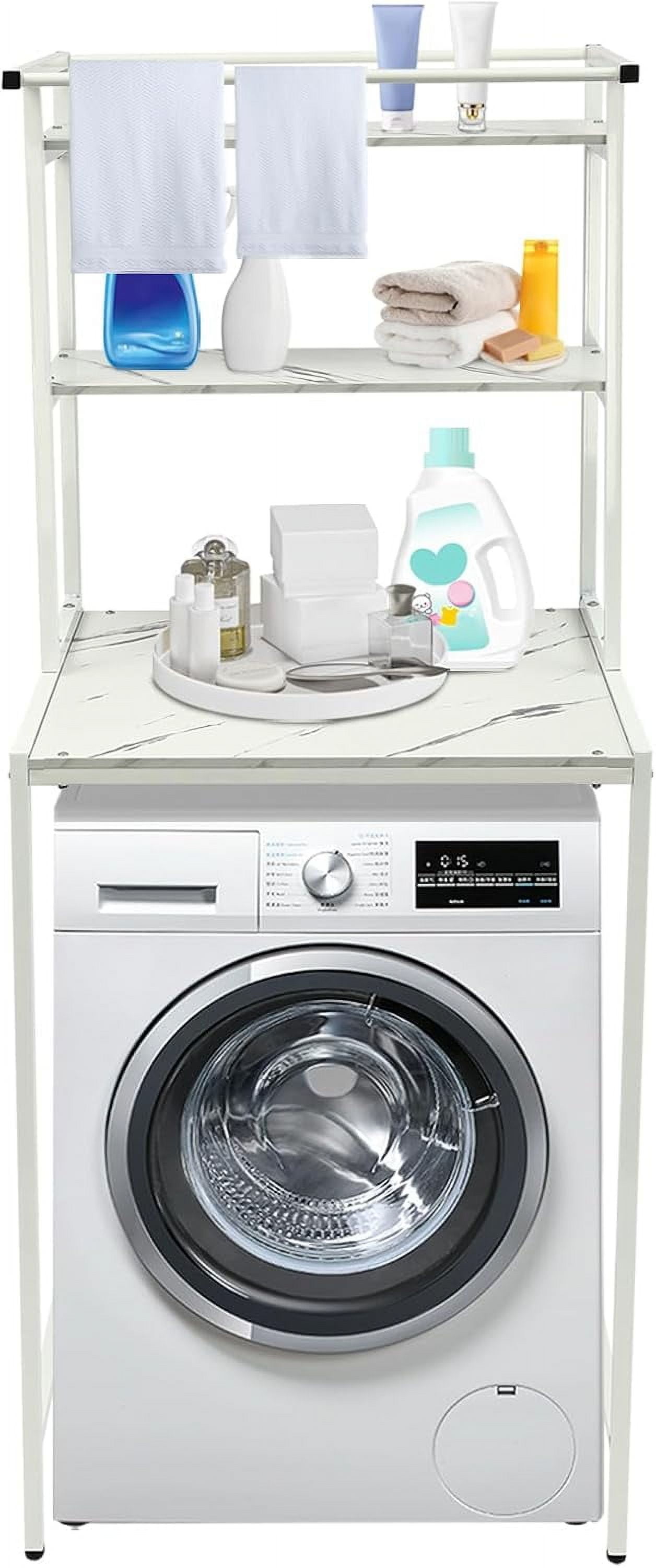 Over Washer and Dryer Storage Shelf 3 Tier Bathroom Laundry Storage and ...