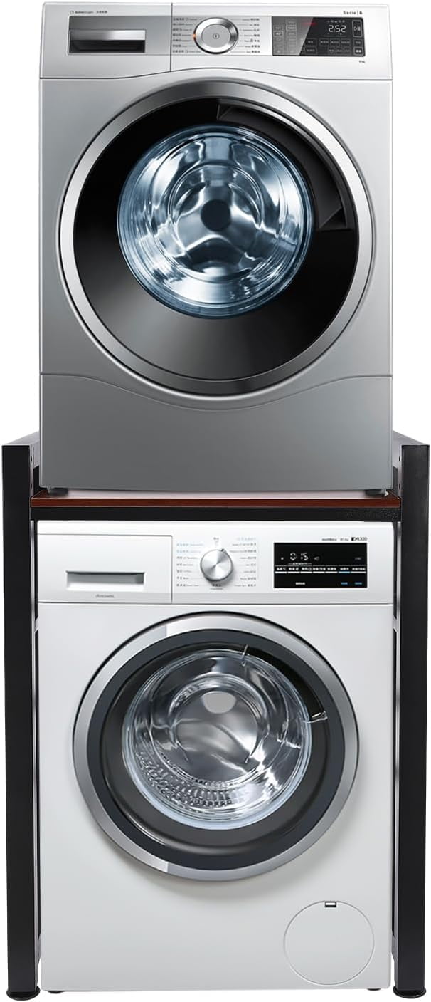 Washer and Dryer Storage Shelf, Washer & Dryer Organizer Rack Laundry Room Storage and Organizer ...