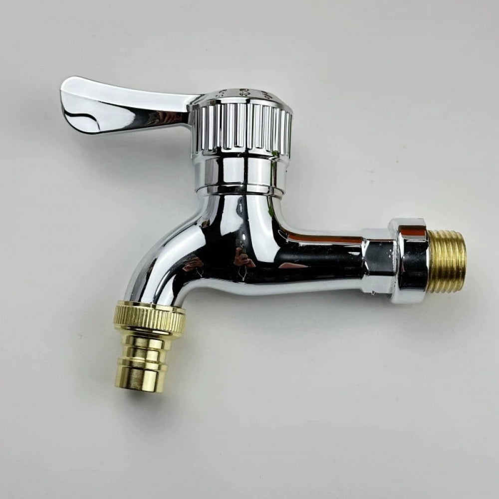 Washer Faucets 1/2" Male Wall Mounted Garden Balcony Water Tap Plastic ...