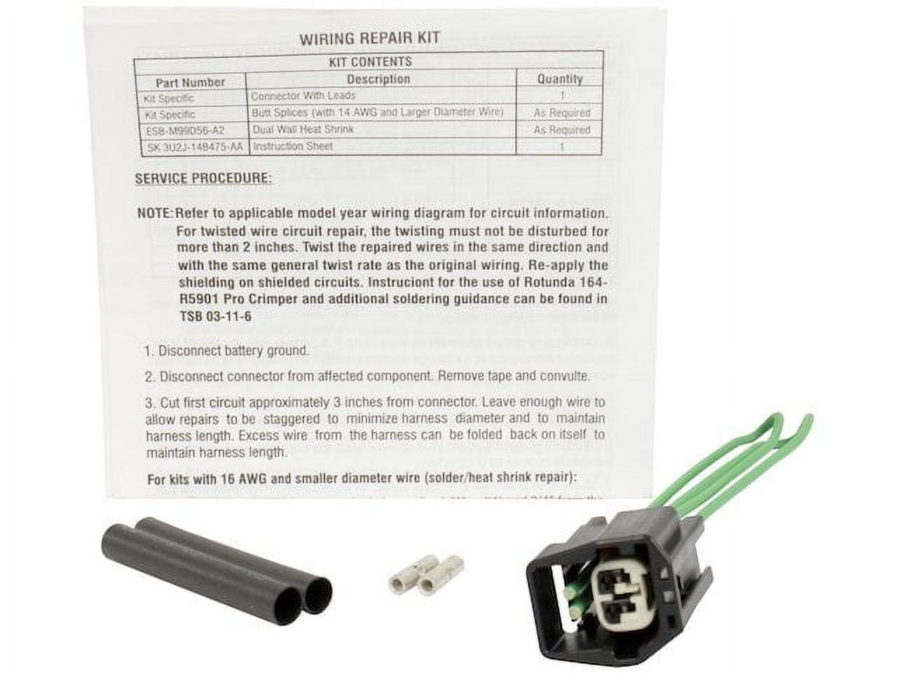 Washer Fluid Level Sensor Connector - Compatible with 2015 - 2023 Ford ...