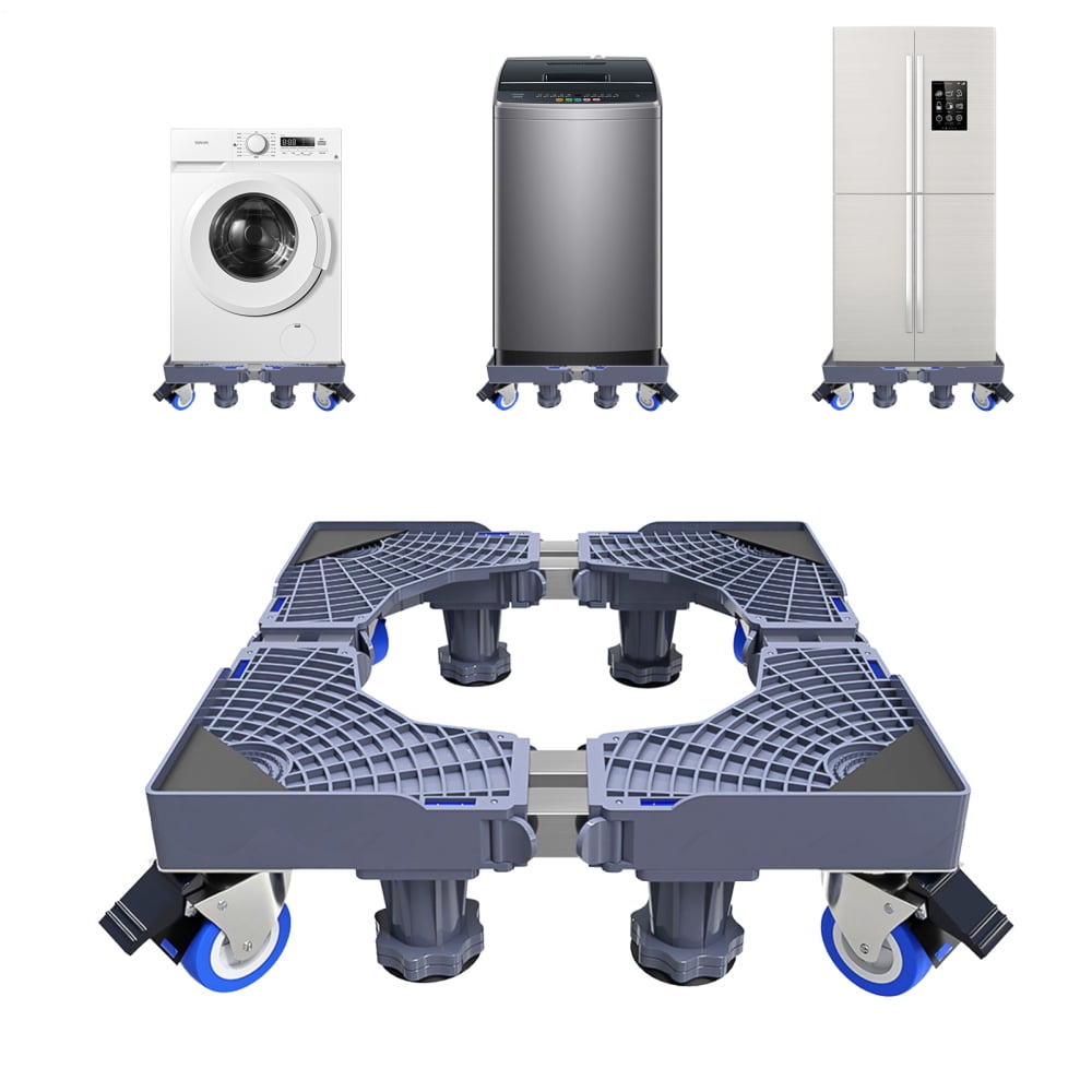 Washer Stand 4 Legs Refrigerator Stand Mobile Base Heavy Duty Furniture ...