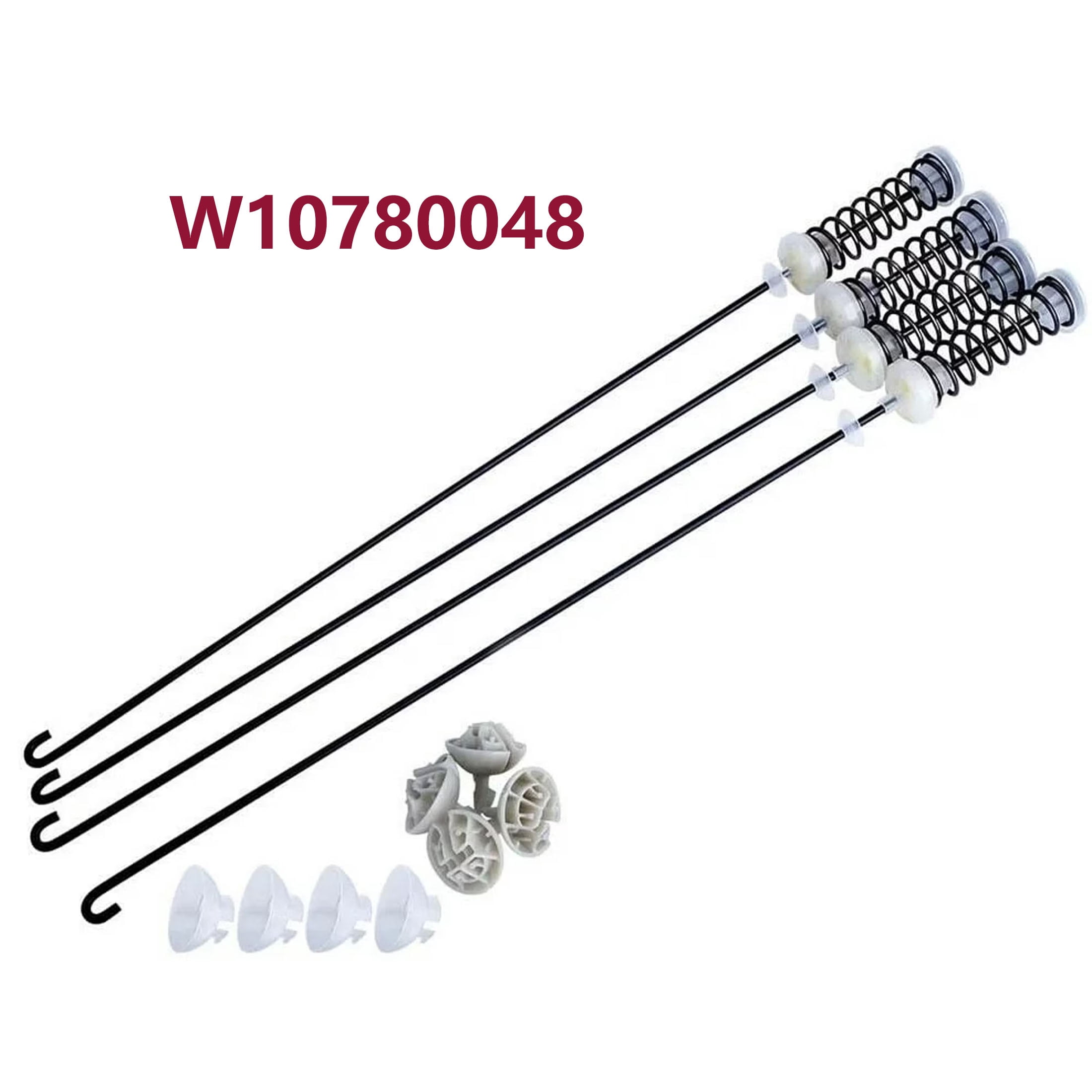 B4B BANG 4 BUCK Washer Suspension Rod Kit, Fits Whirlpool, Kenmore ...