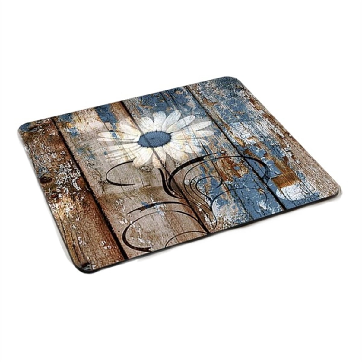 Washer Top Cover Mat 1 Pack,Flowers Dust Cover Pad,Retro-Designed ...