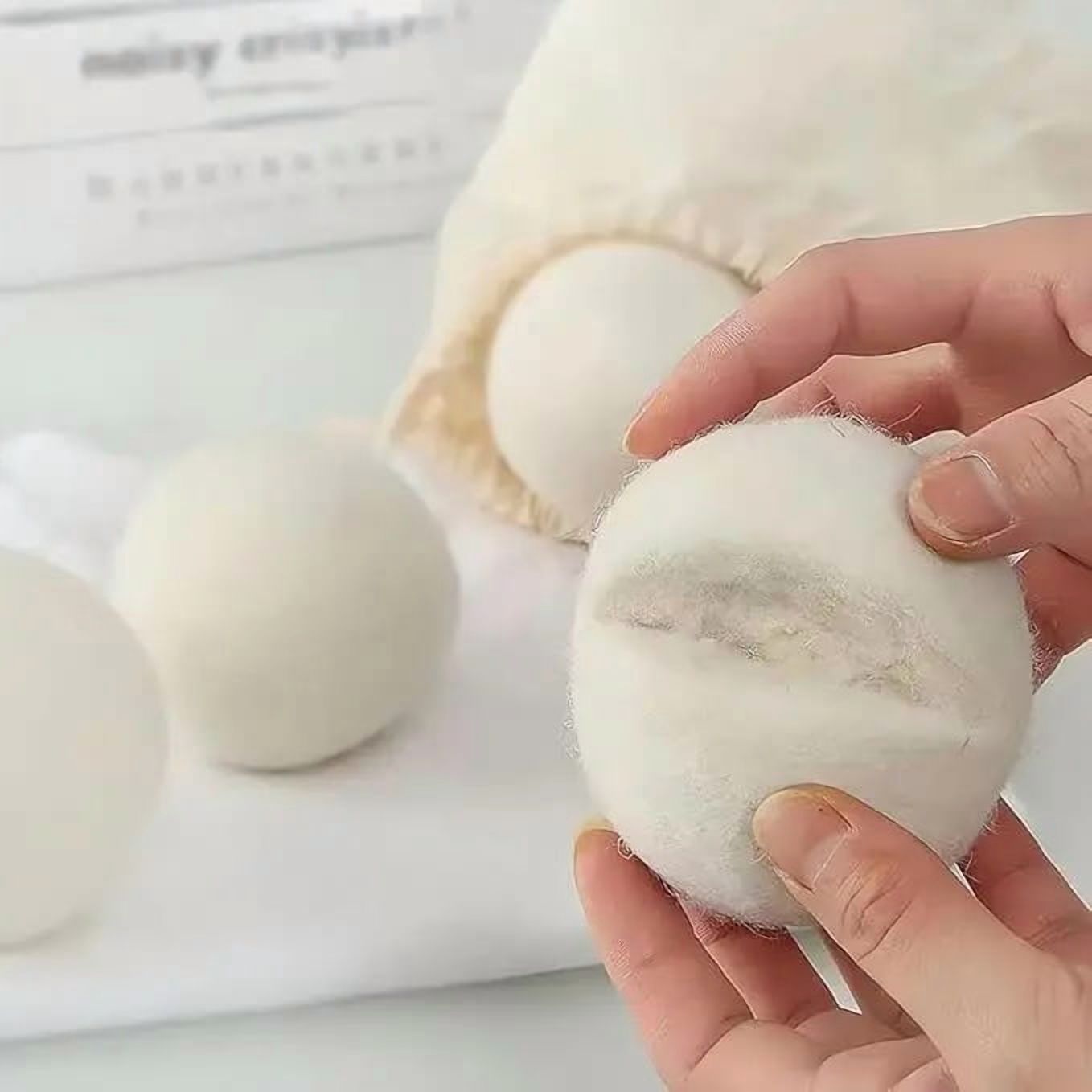 Washer dryer balls, reusable laundry balls, washing machine balls ...