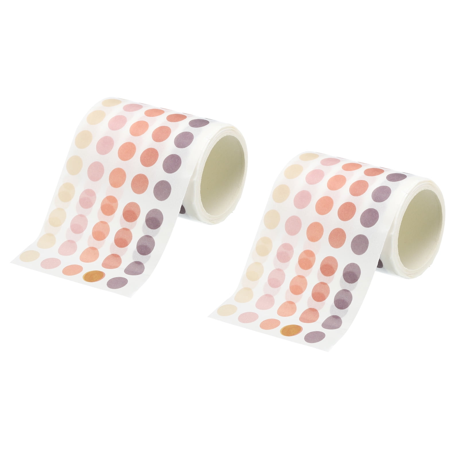Washi Tape Round Coding 2500 Dots Labels Colored Circle Sticker Roll ...