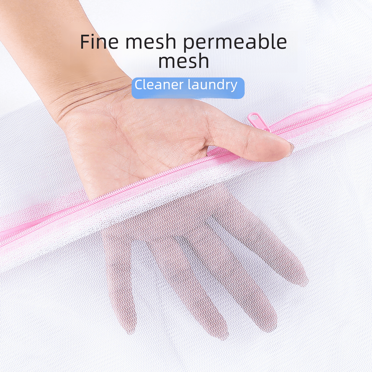Washing Bag Mesh Bag Machine Washing Clothes Cleaning Bag Coarse Net Fine Net Household Washing ...