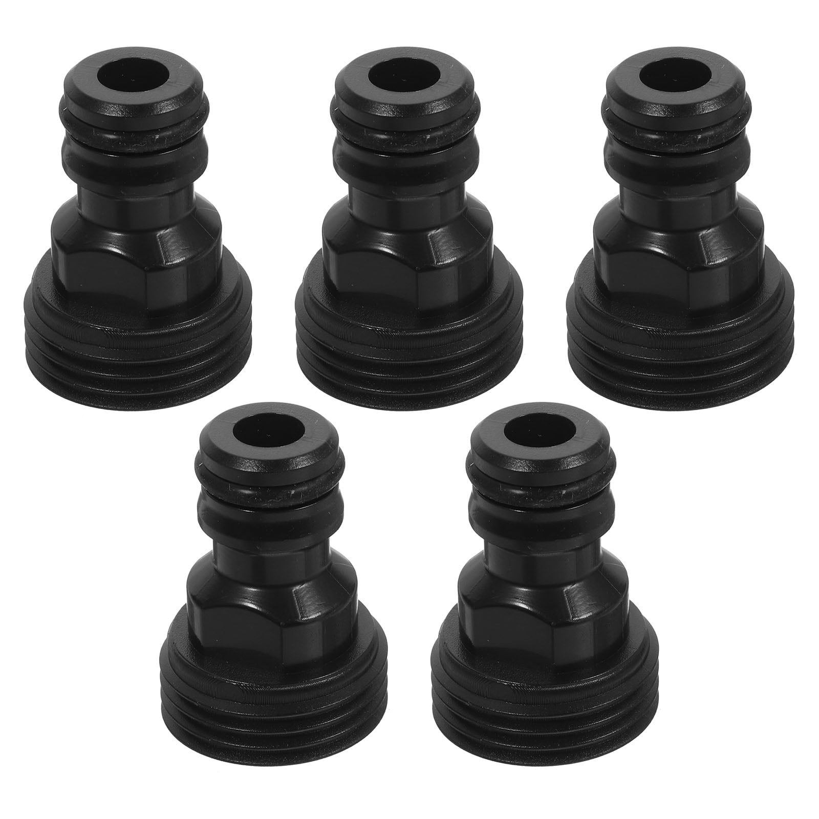 OHOIOLLA Faucet to Hose Adapter Black for Quick Connect 5Pcs 1.0*1.4in ...