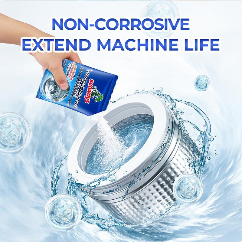 Washing Machine Cleaner 125g - Deep Clean & Deodorize, Removes Mold ...