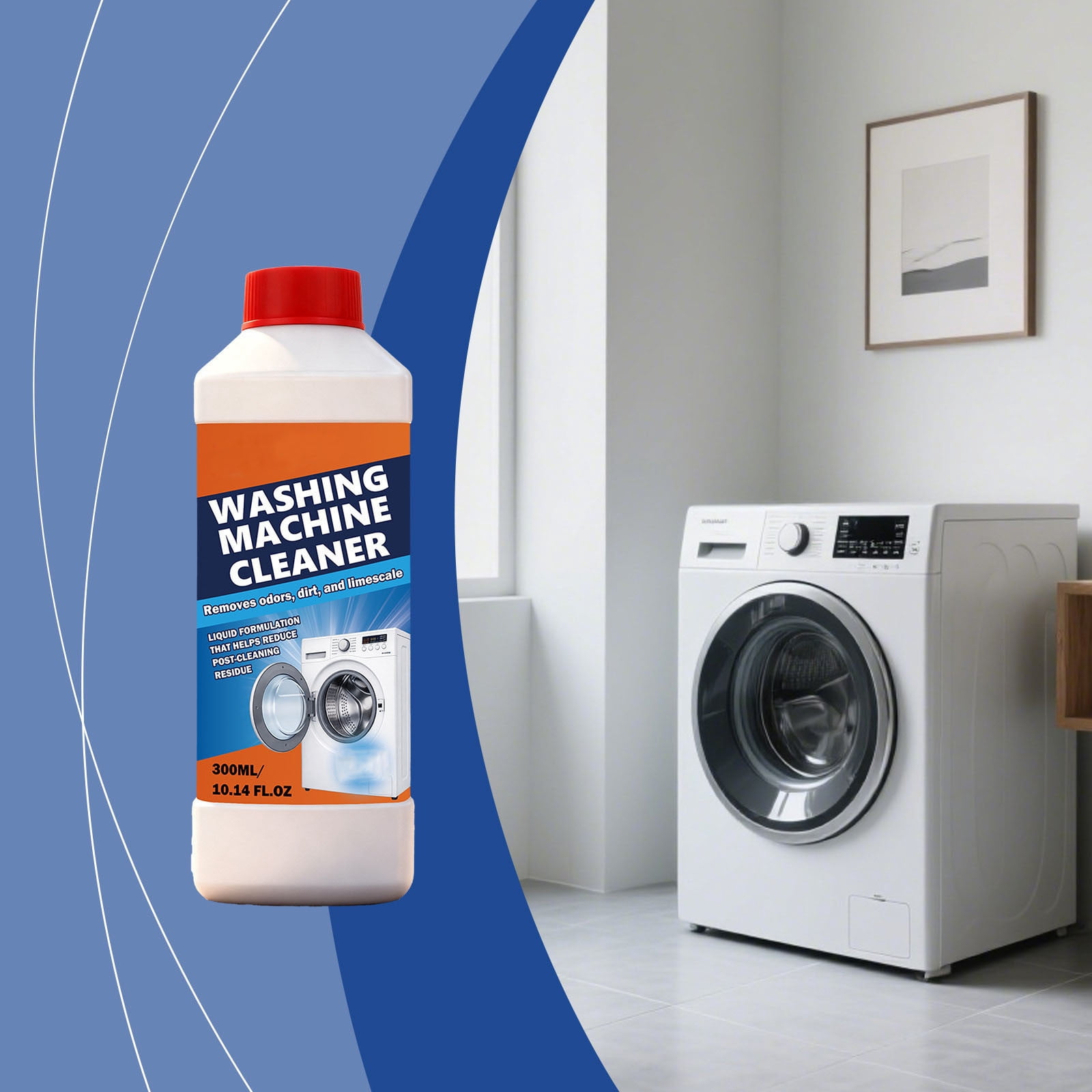 Washing Machine Cleaner – 300ml for Front Load and Top Load Washers ...