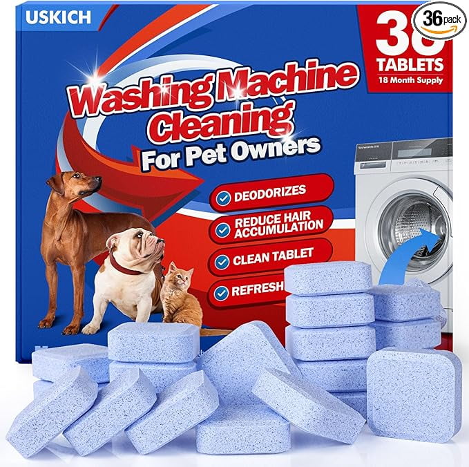 Washing Machine Cleaner-36Pack-18 Month Supply Washer Machine Cleaner ...