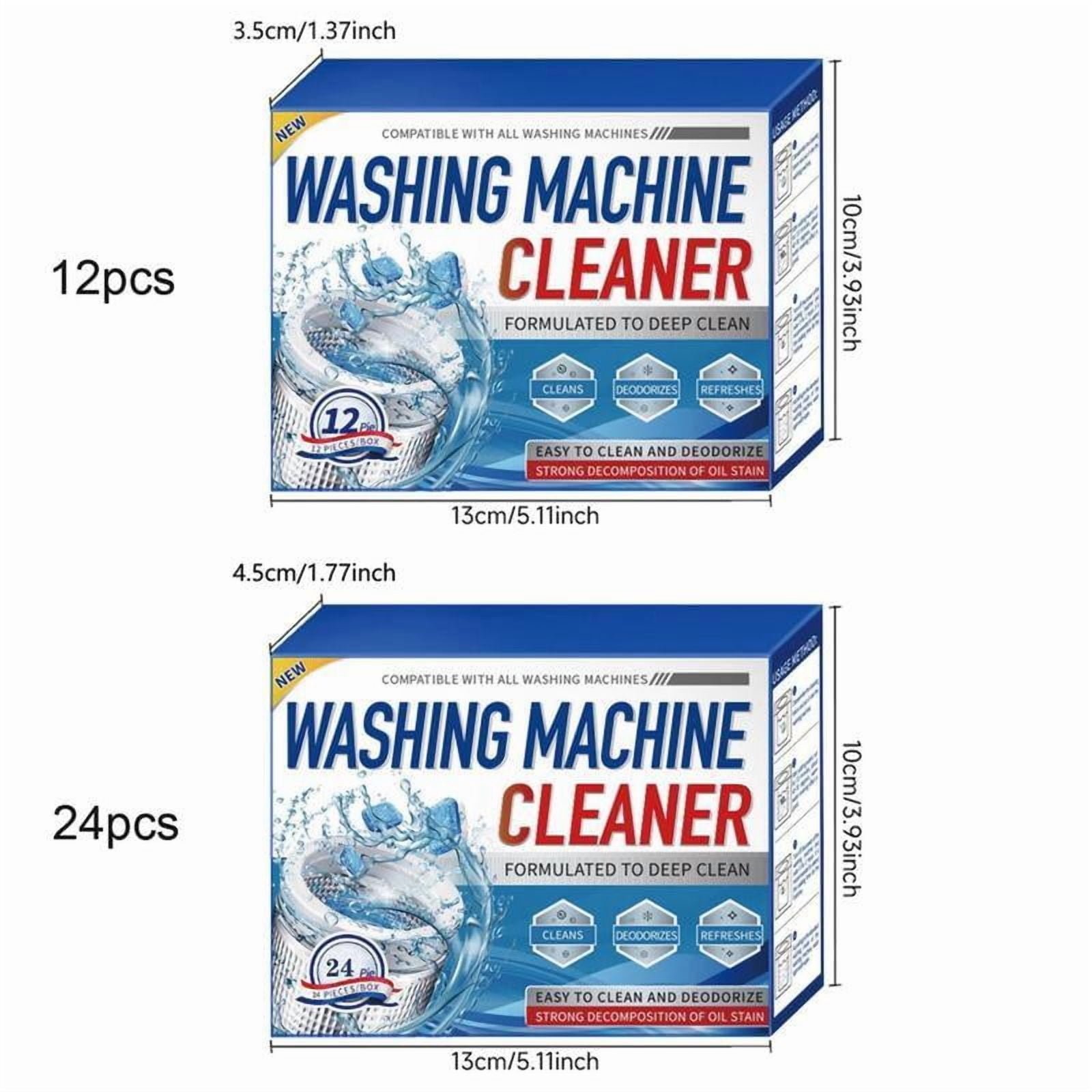 Washing Machine Cleaner Descaler, 12pcs/24pcs Deep Cleaning Tablets ...