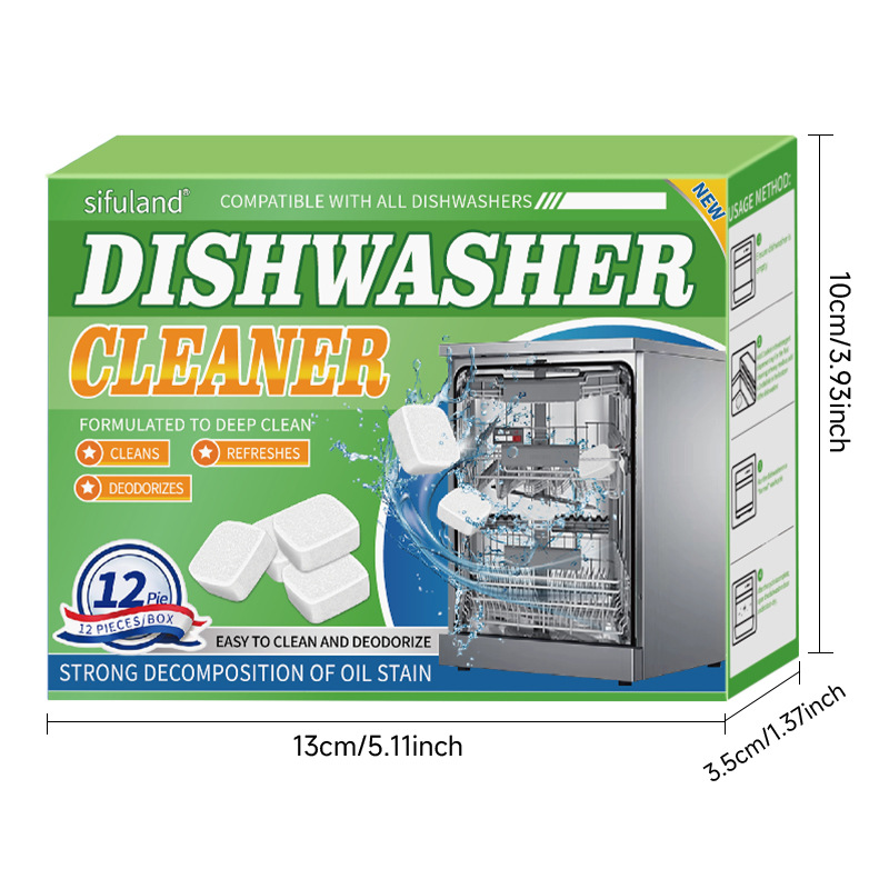 Washing Machine Cleaner Descaler 24 Pack - Deep Cleaning Tablets For HE ...