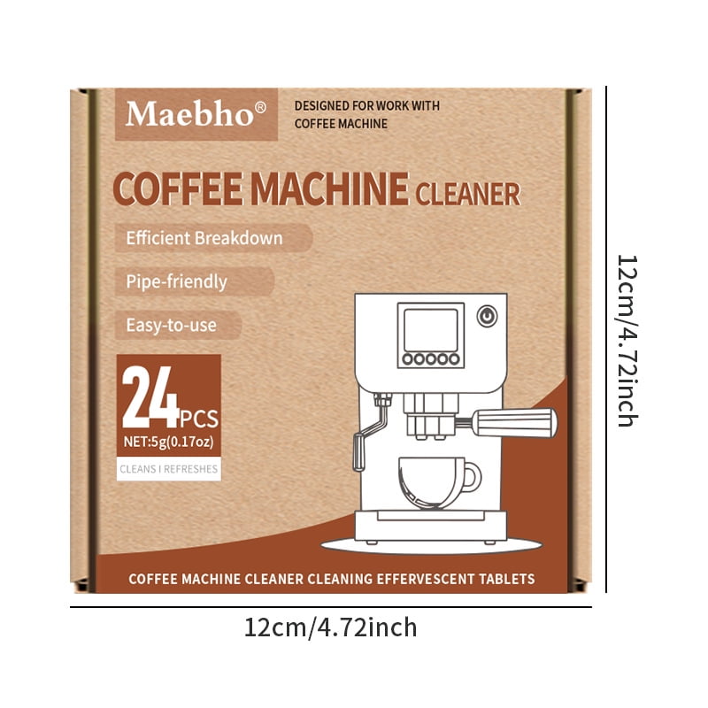 Washing Machine Cleaner Descaler 24 Pack - Deep Cleaning Tablets For HE ...