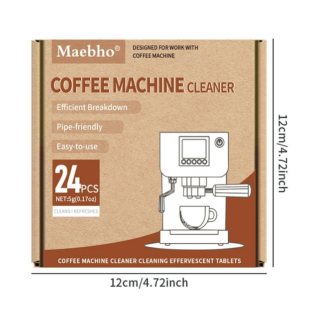 Washing Machine Cleaner Descaler 24 Pack - Deep Cleaning Tablets For HE ...