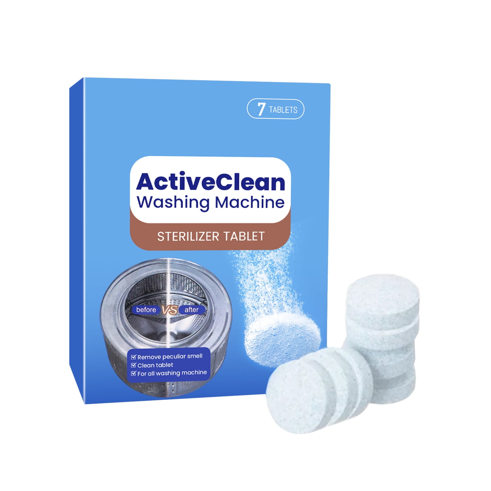 Washing Machine Cleaner Descaler, Deep Cleaning Tablets for Front ...