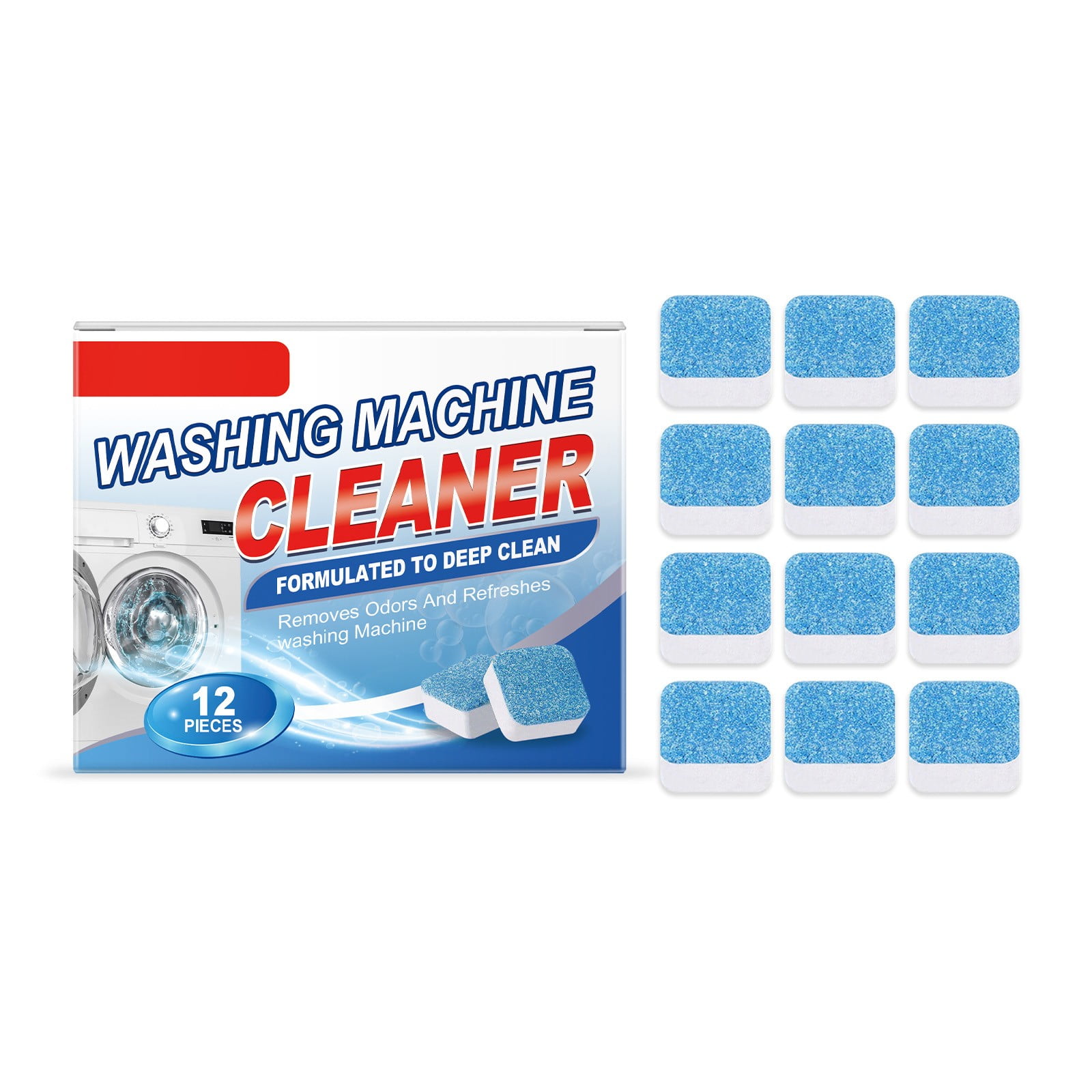 Washing Machine Cleaner Descaler - Deep Cleaning Tablets For Front ...