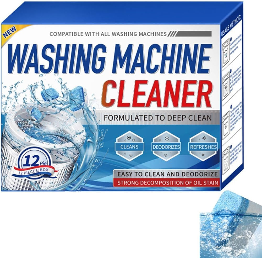 Washing Machine Cleaner Tablets, 2025 Upgrade Clean Inside Drum And ...