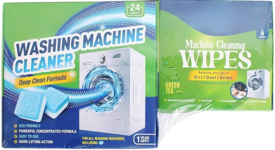 Washing Machine Cleaner Tablets 24-Ct Deep Cleaning Formula Washer ...