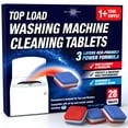 Washing Machine Cleaner Tablets 28 Pack for HE Top Load - Eco Friendly ...