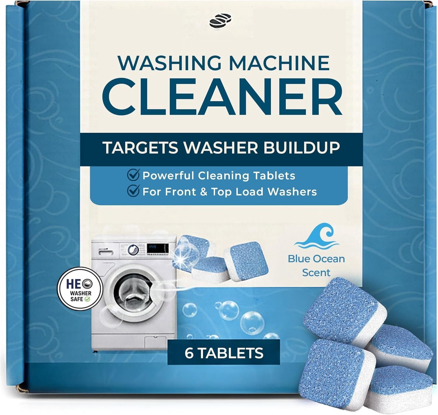 Washing Machine Cleaner Tablets - Deep Clean Washer Descale, Laundry ...