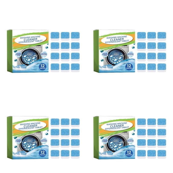 Washing Machine Cleaner Tablets (Pack Of 12) True Fresh Washing Machine ...