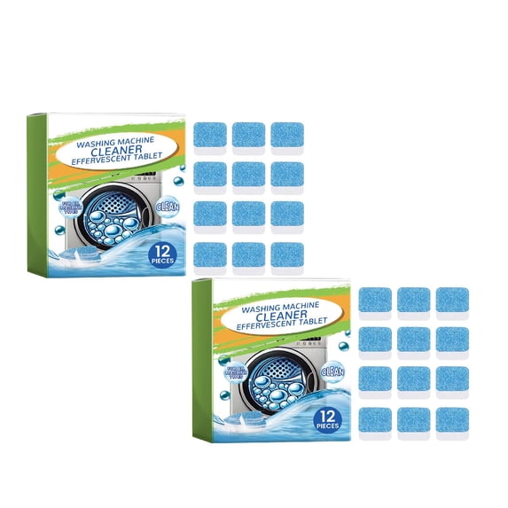 Washing Machine Cleaner Tablets (Pack Of 12) True Fresh Washing Machine ...