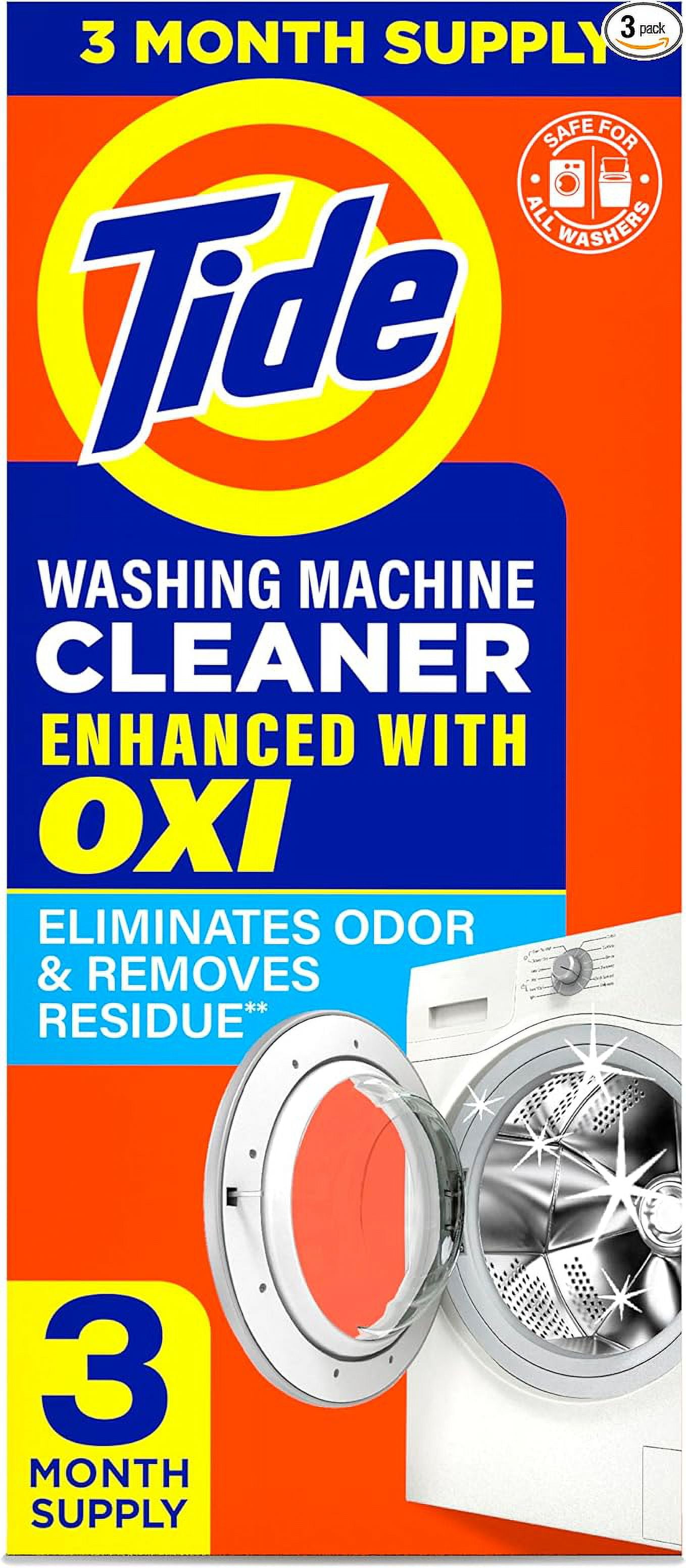 Washing Machine Cleaner by Tide, Washer Machine Cleaner with Oxi for ...