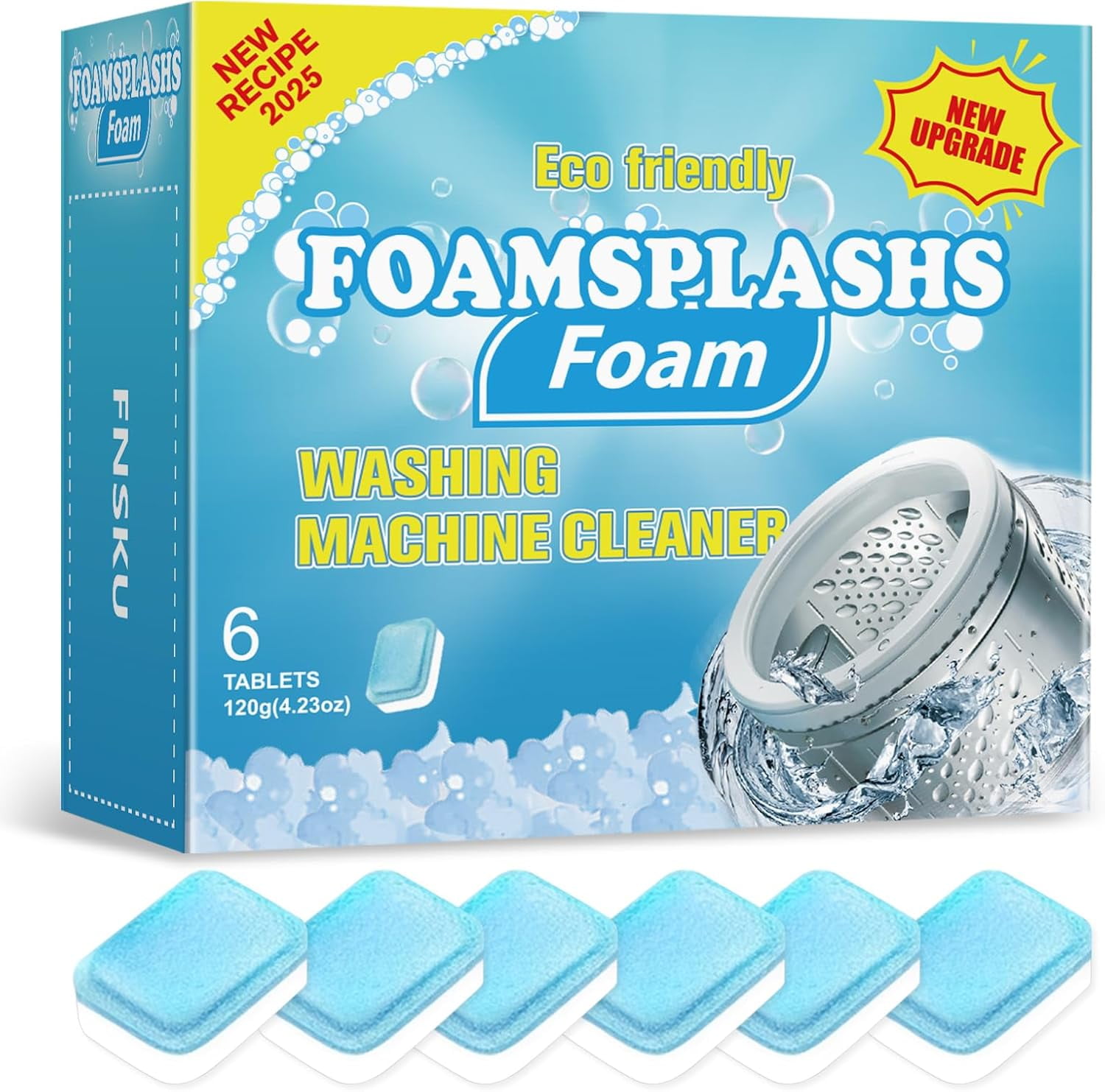 Washing Machine Cleaner, Washing Machine Cleaning Tablets, HE Front ...