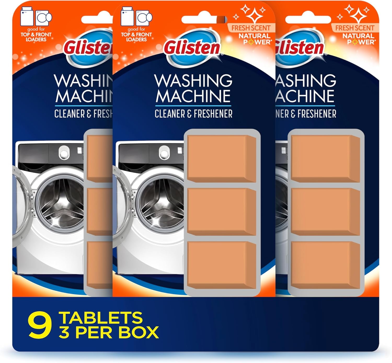 Washing Machine Cleaner and Freshener Deodorizer for All Top Load and ...