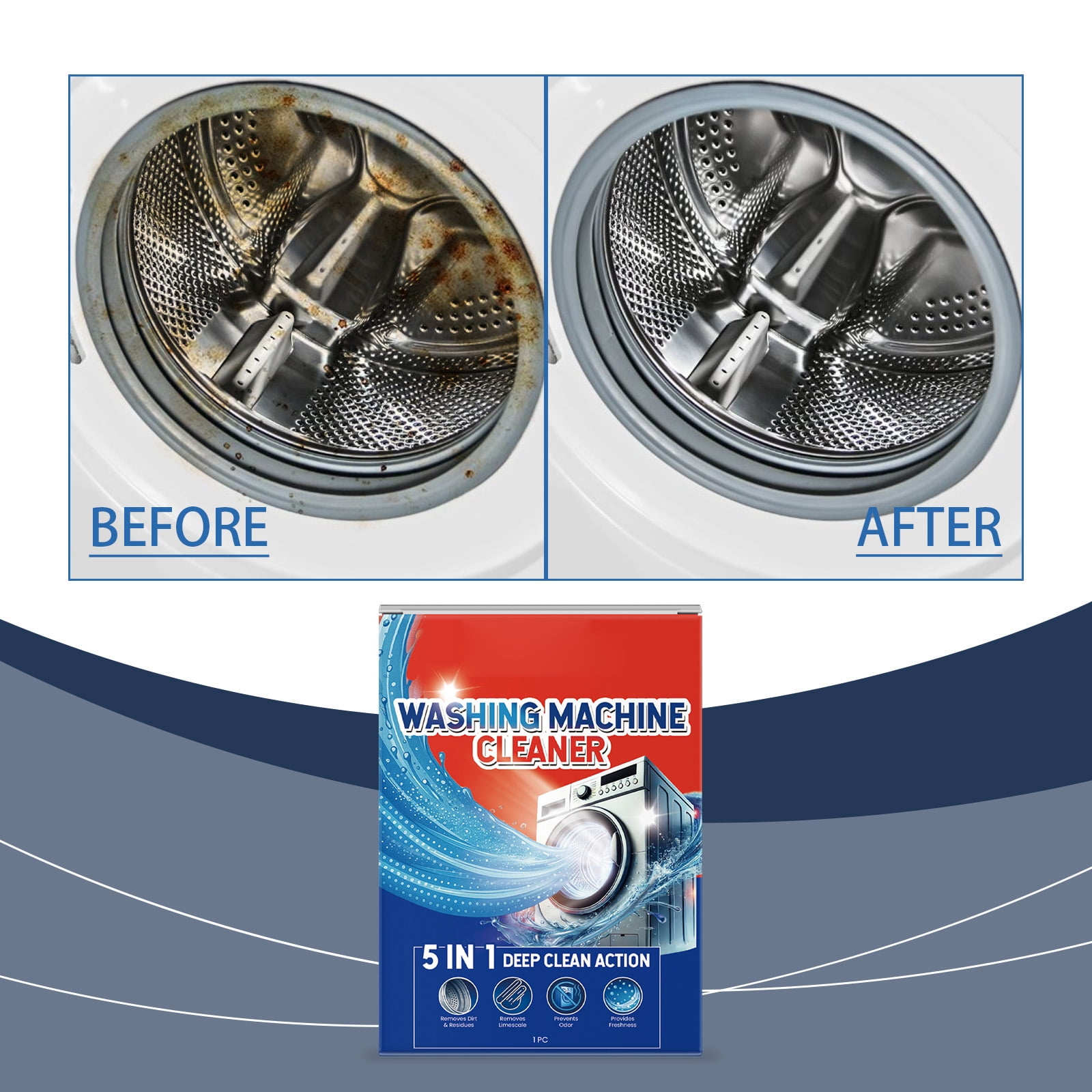 Washing Machine Cleaner power Effervescent Tablets Washing Machine ...