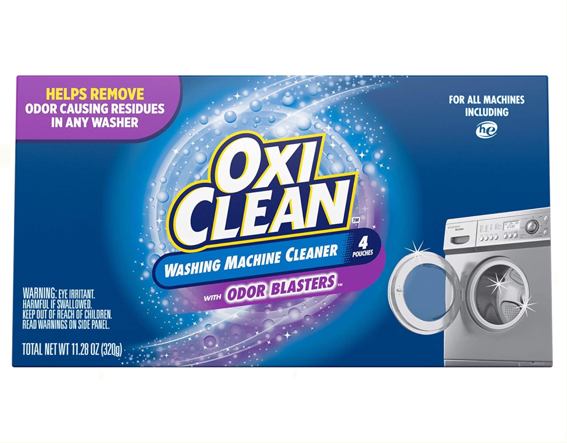 Washing Machine Cleaner with Odor Blasters - 11.28oz/4ct - Walmart ...