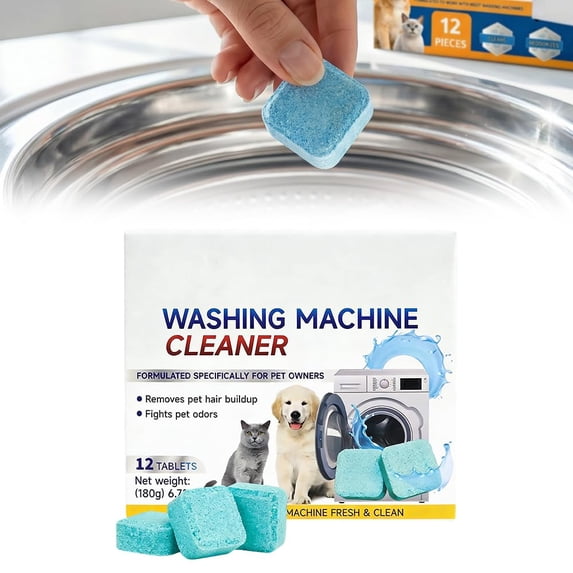 Washing Machine Cleaning Tablets, 2025 New Mold Stain Remover Washing ...