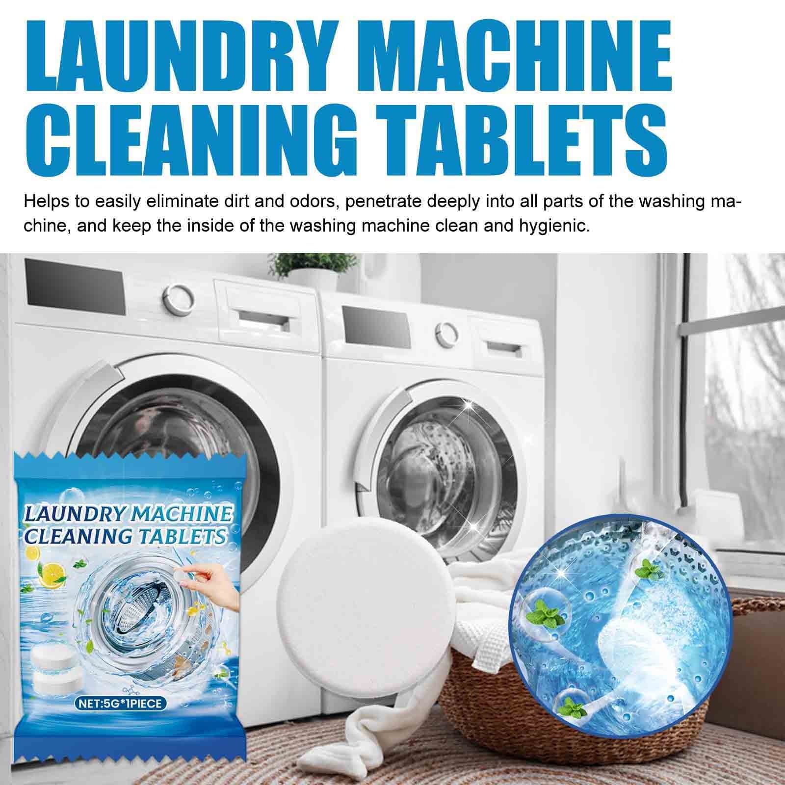 Washing Machine Cleaning Tablets - Effervescent Deep Cleaner for ...