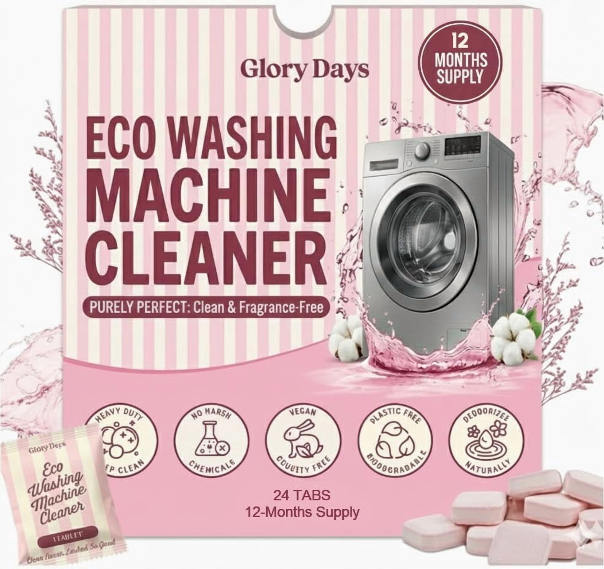 Washing Machine Cleaning Tablets – Non-Toxic, Eco-Friendly ...